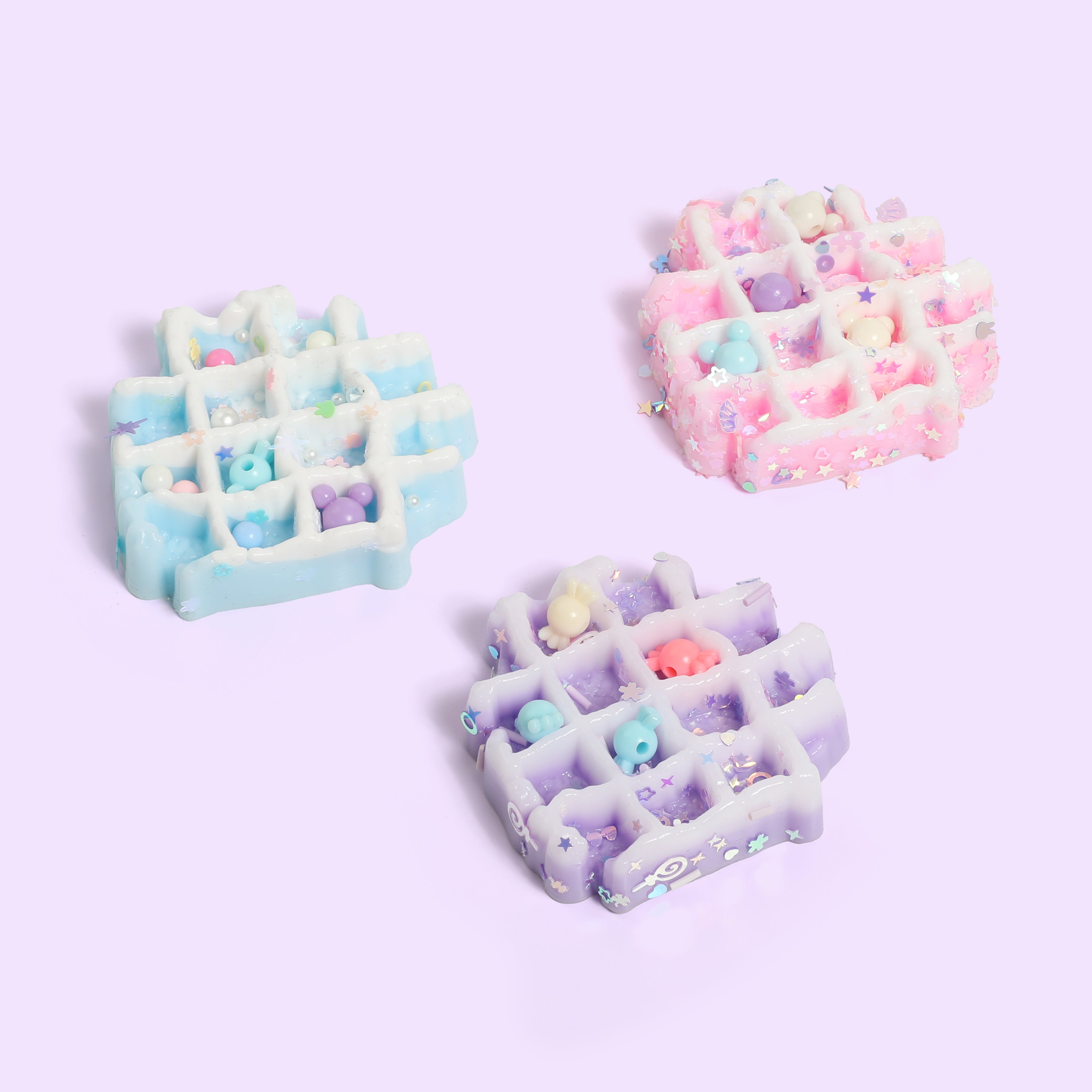 Colorful Waffle Squishy – FUFUSQUISHY