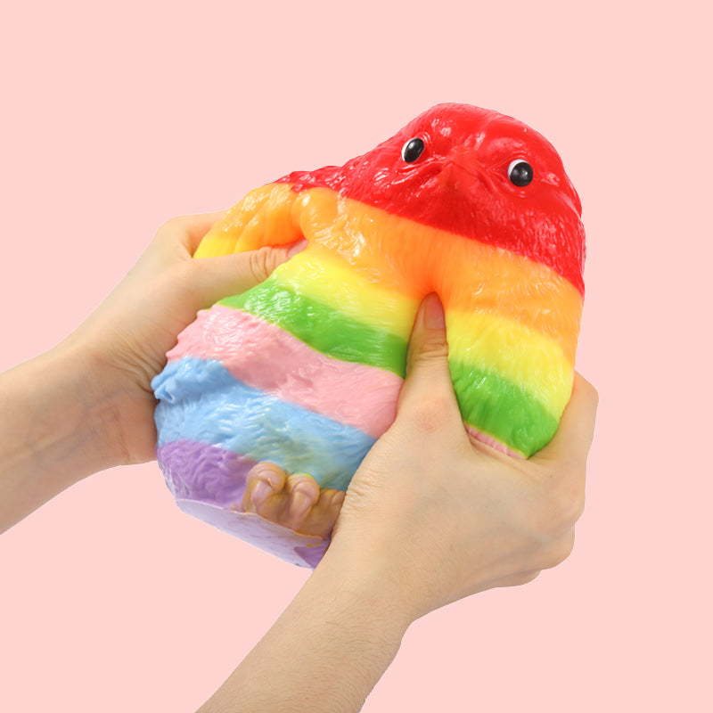 1600g Giant Rainbow Chicken Taba Squishy – FUFUSQUISHY