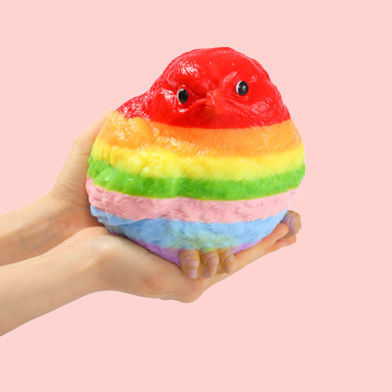 1600g Giant Rainbow Chicken Taba Squishy – FUFUSQUISHY