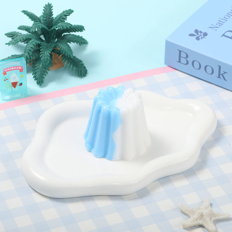 Blue and White Kneading Pudding Taba Squishy – FUFUSQUISHY