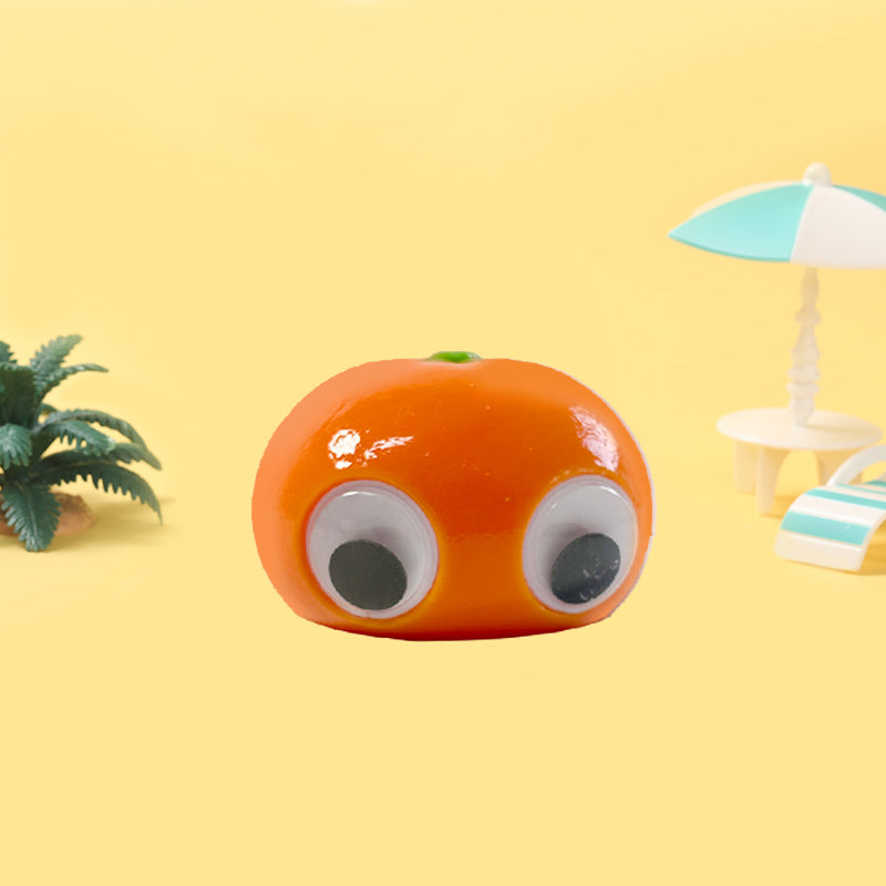 Big Eye Orange Taba Squishy – FUFUSQUISHY