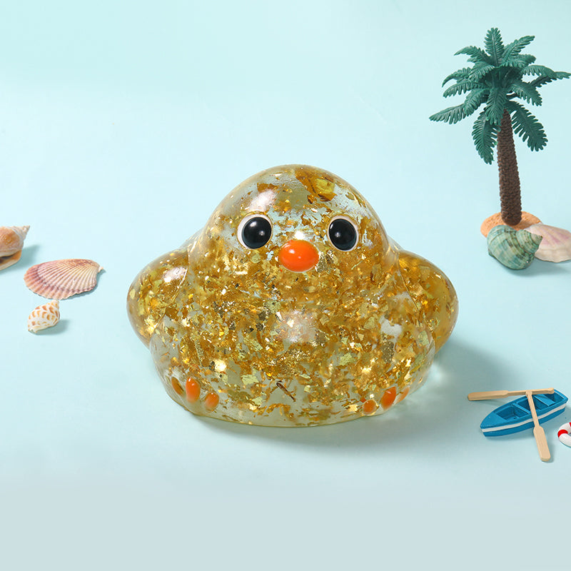 2100g Giant Crystal Golden Chicken Taba Squishy – FUFUSQUISHY