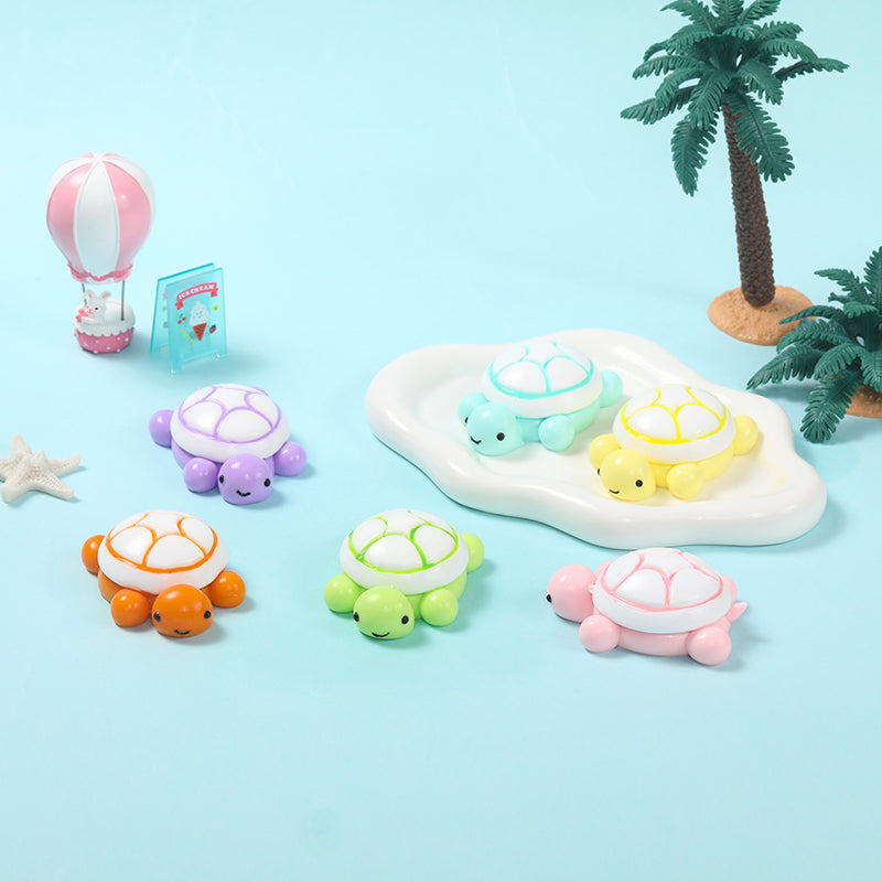 6pc Colorful Rainbow Turtle Taba Squishy – FUFUSQUISHY