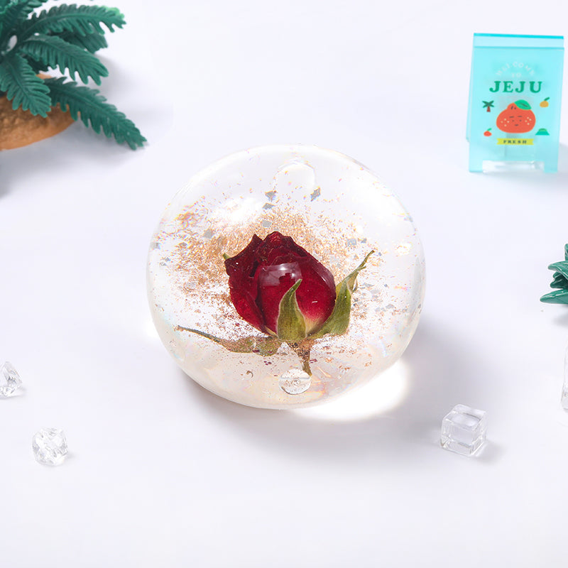 100g Crystal Magic Rose Ball Taba Squishy – FUFUSQUISHY