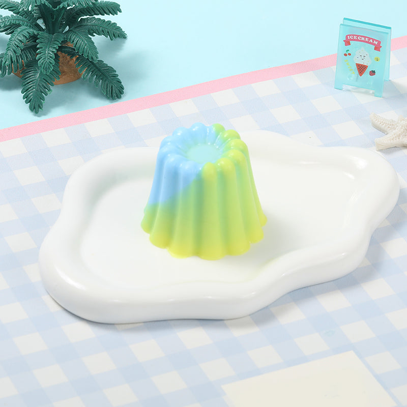 Blue and Yellow Kneading Pudding Taba Squishy – FUFUSQUISHY