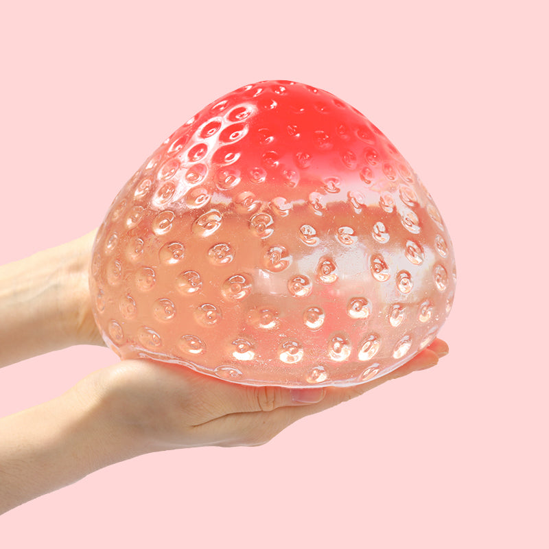 2100g Red Top Crystal Strawberry Taba Squishy – FUFUSQUISHY