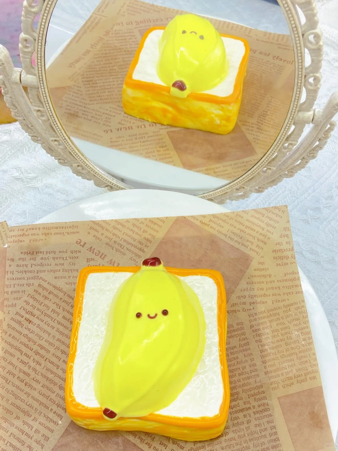 Banana Baby Toast Squishy – FUFUSQUISHY