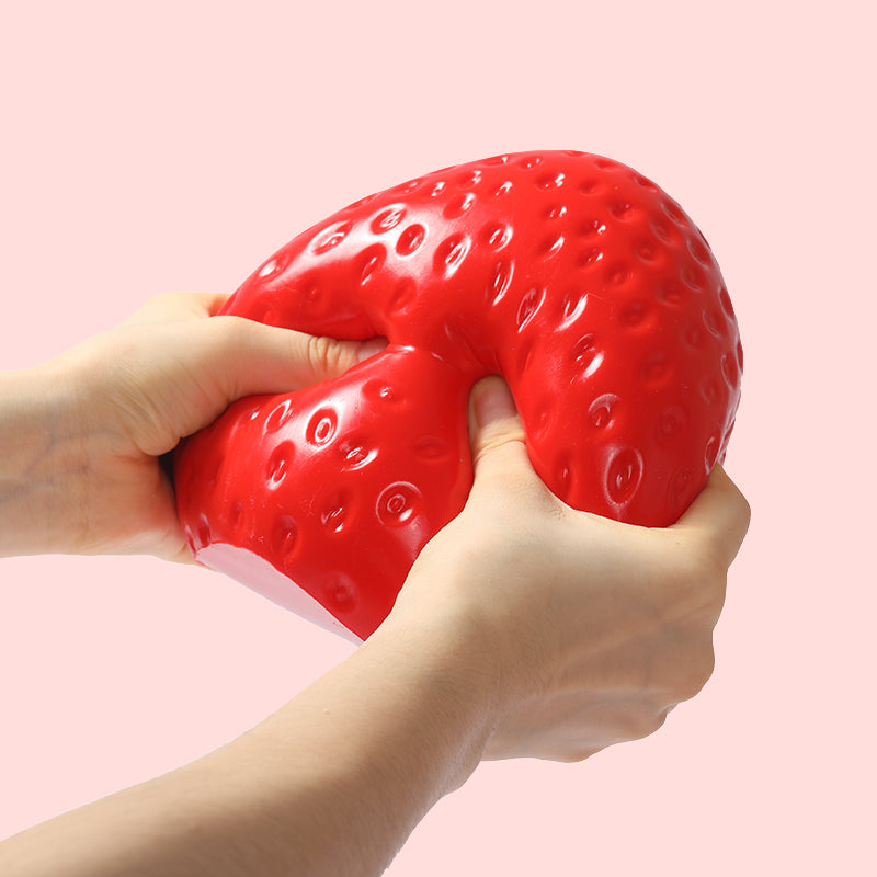 2100g Giant Red Strawberry Taba Squishy – FUFUSQUISHY
