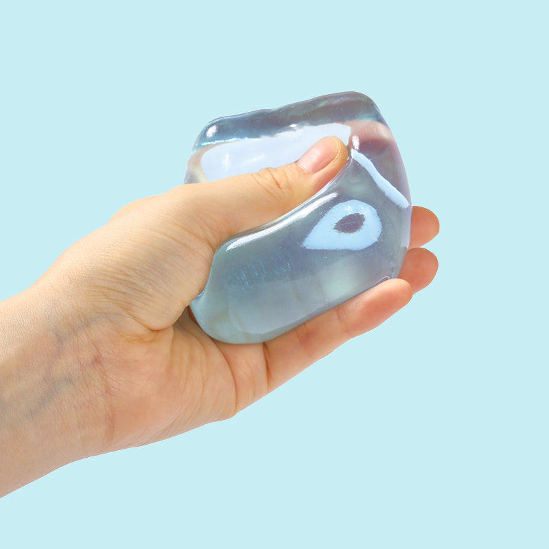170g Crystal Blue Ice Cube Taba Squishy – FUFUSQUISHY