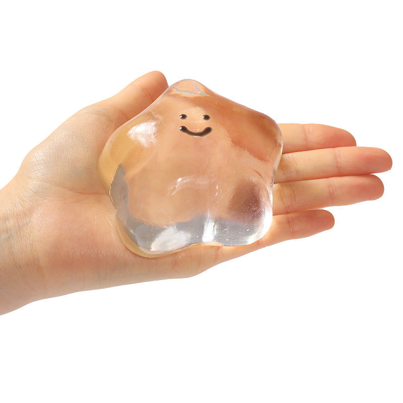 180g Crystal Clear Transparent Smiley Star Taba Squishy – FUFUSQUISHY