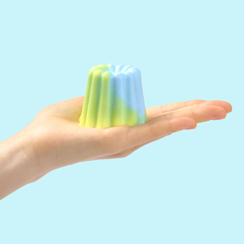 Blue and Yellow Kneading Pudding Taba Squishy – FUFUSQUISHY
