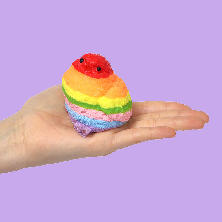 130g Rainbow Chicken Taba Squishy – FUFUSQUISHY