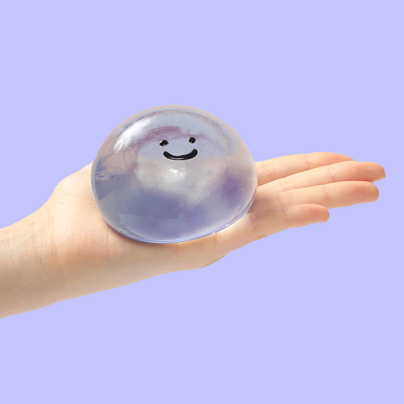 100g Crystal Blue Smile Face Magic Ball Taba Squishy – FUFUSQUISHY
