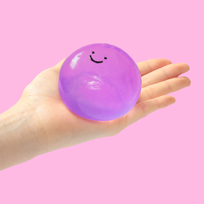 100g Crystal Sparkling Purple Galaxy Ball Taba Squishy – FUFUSQUISHY