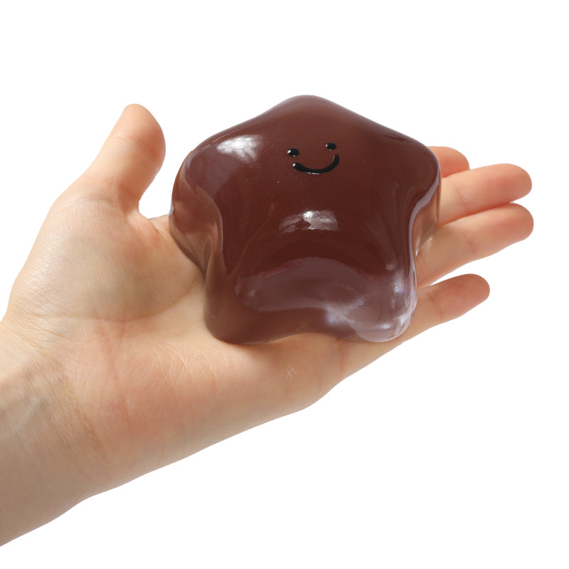 180g Crystal Chocolate Transparent Smiley Star Taba Squishy – FUFUSQUISHY