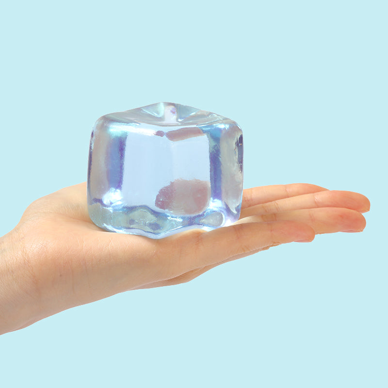 170g Crystal Blue Ice Cube Taba Squishy – FUFUSQUISHY