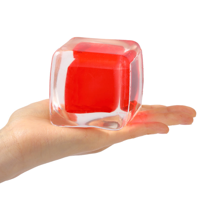 Crystal Red Ice Cube Taba Squishy – FUFUSQUISHY