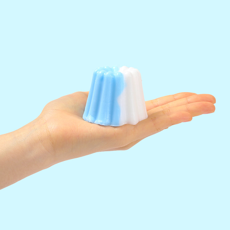Blue and White Kneading Pudding Taba Squishy – FUFUSQUISHY