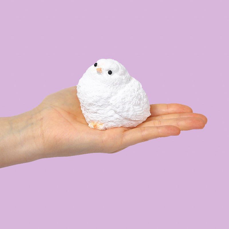 130g White Chicken Taba Squishy – FUFUSQUISHY