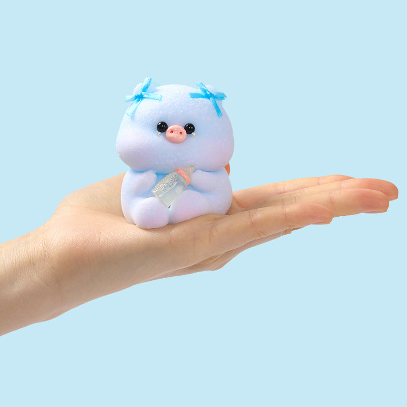 Blue Cute Little Pig Squishy – FUFUSQUISHY