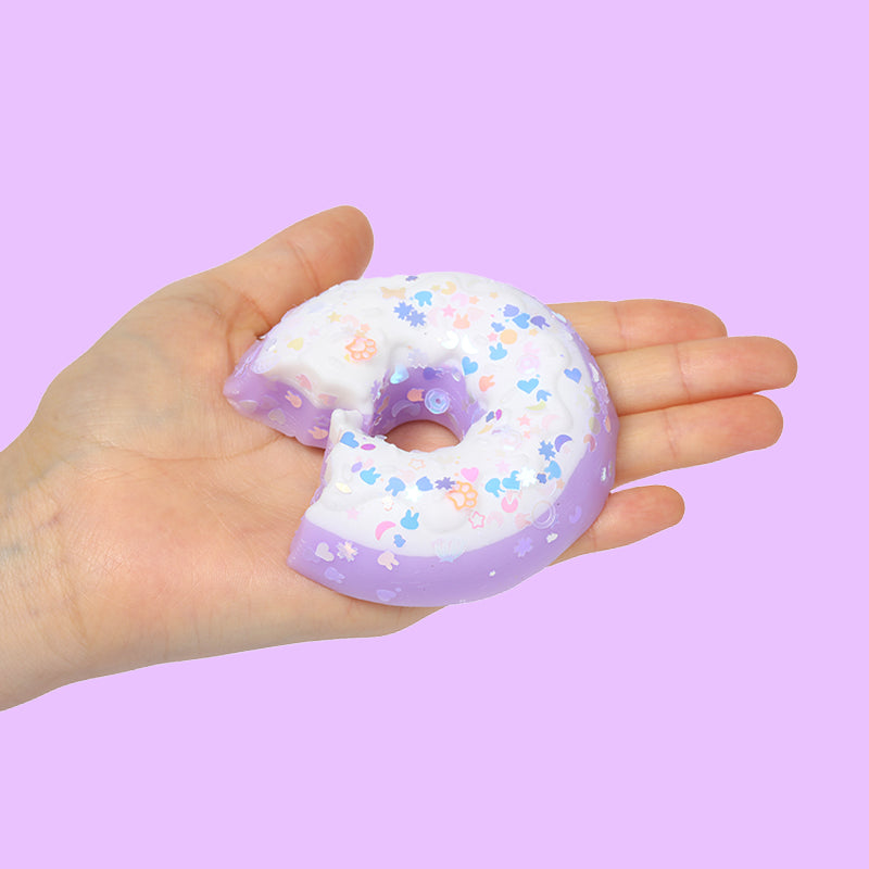 Adorable Purple Donut Squishy Fufusquishy