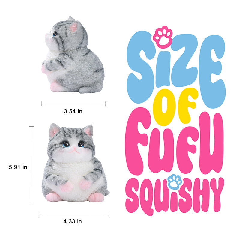 800g Giant Gray Cat Taba Squishy – FUFUSQUISHY