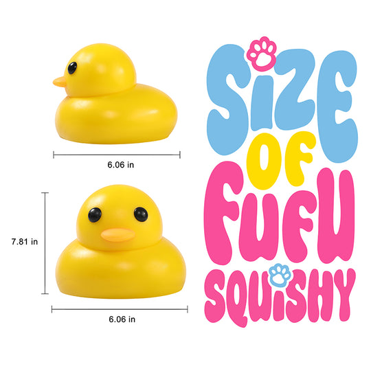 2100g Giant Rubber Yellow Duck Taba Squishy – FUFUSQUISHY