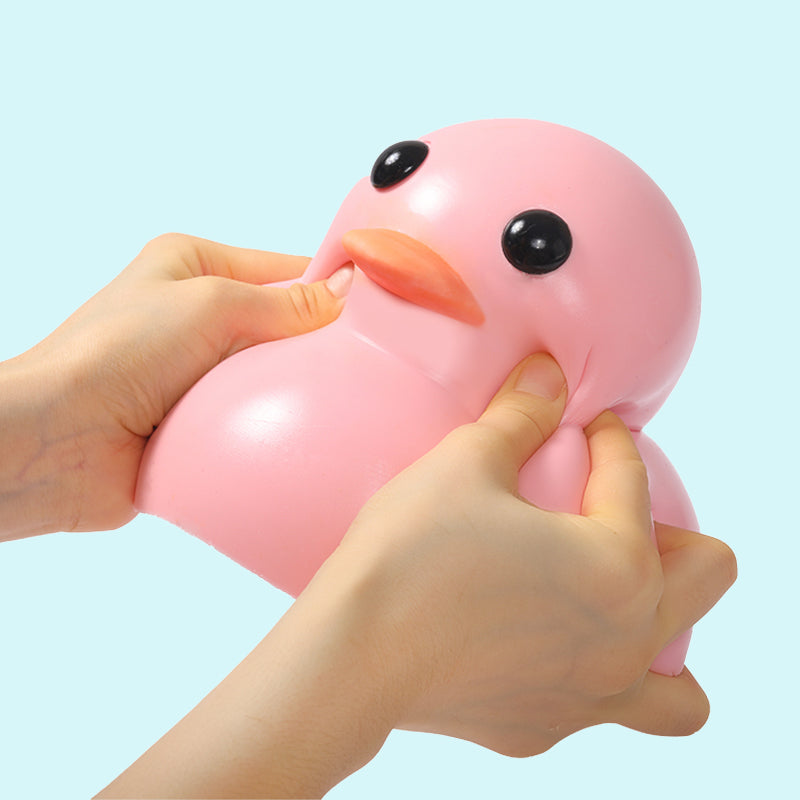 2100g Giant Rubber Pink Duck Taba Squishy – FUFUSQUISHY