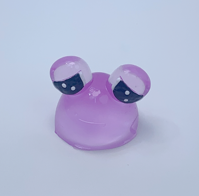 Crystal Sad Frog Pou Squishy