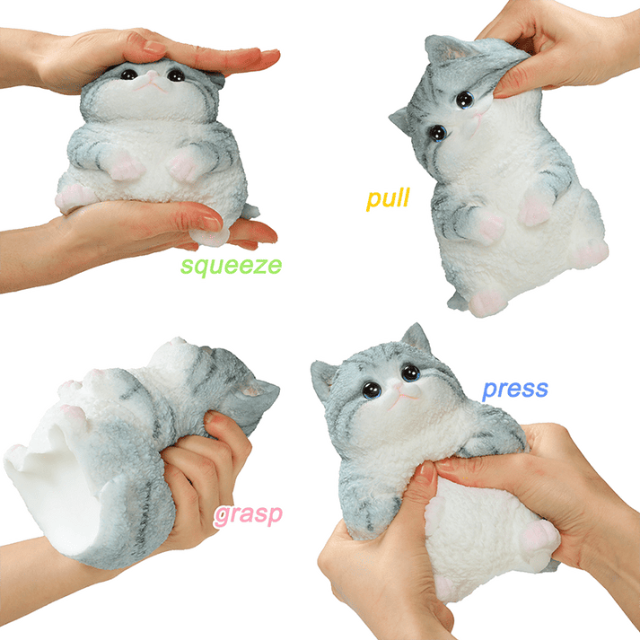 800g Giant Gray Cat Taba Squishy – FUFUSQUISHY