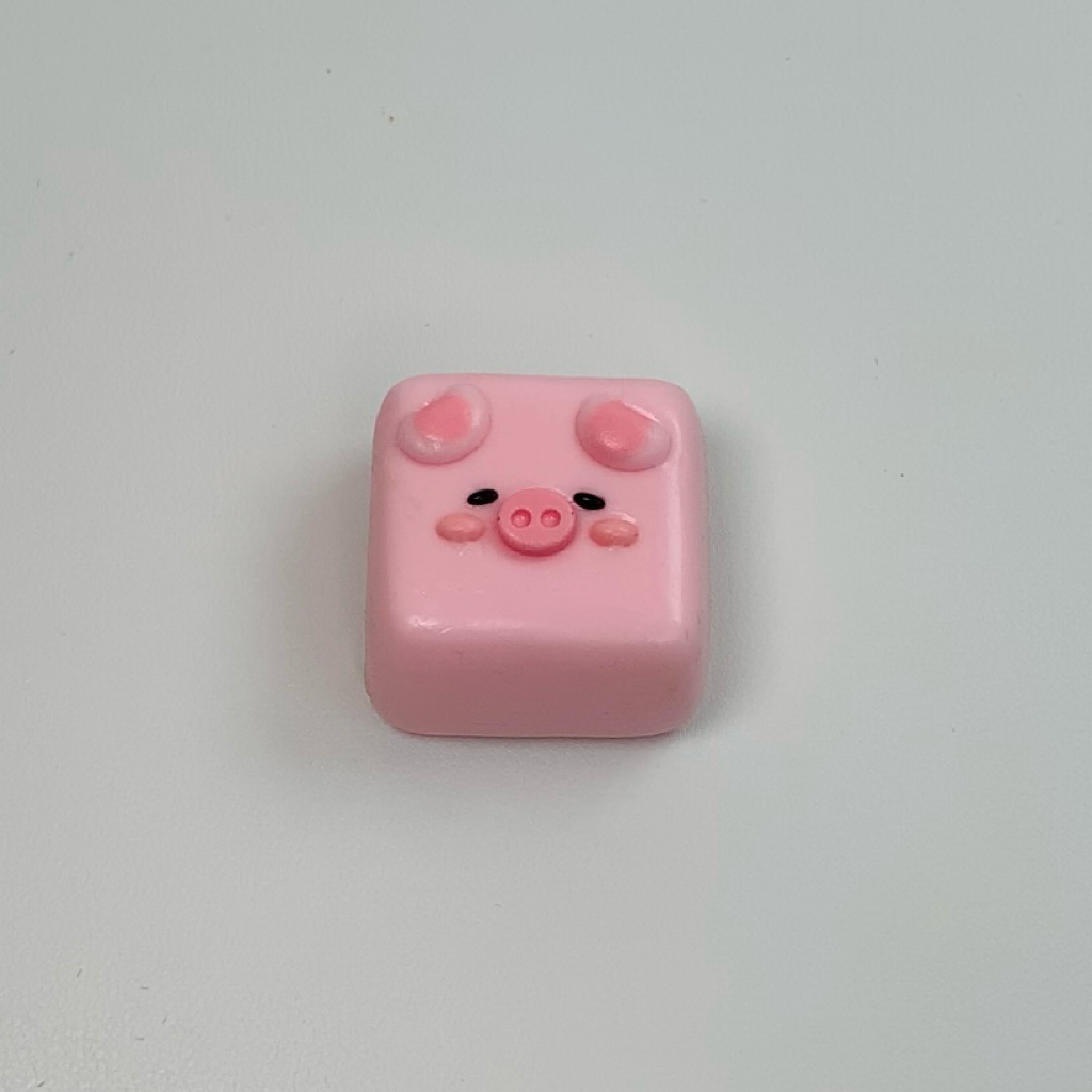 Pink Square Pig Squishy – FUFUSQUISHY