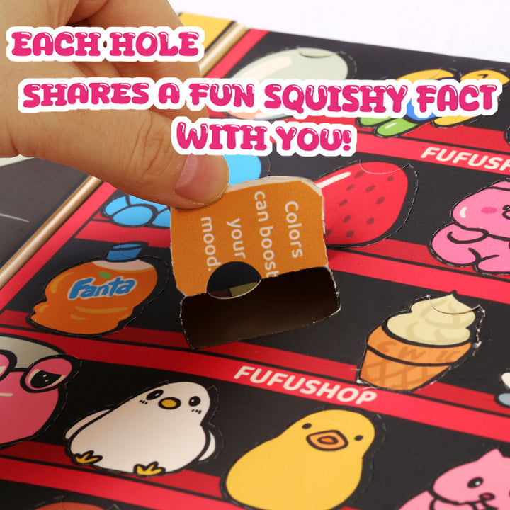 30pcs Random FUFUSQUISHY Surprise Squishy Pop Box