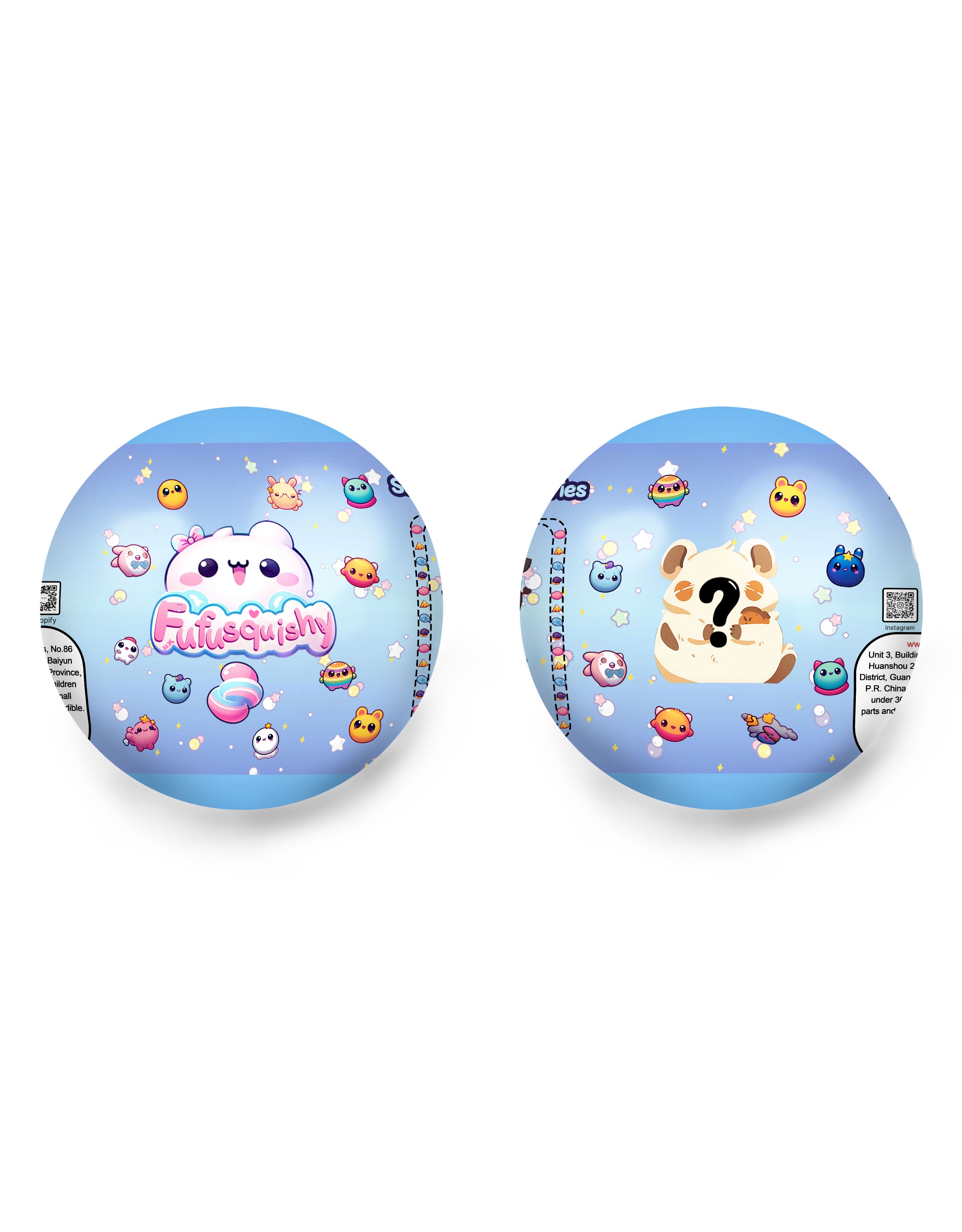 Blue Surprise Animal Series Squishy Ball – FUFUSQUISHY