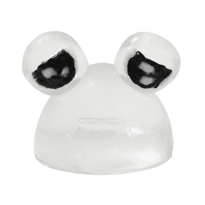 Crystal Sad Frog Pou Squishy
