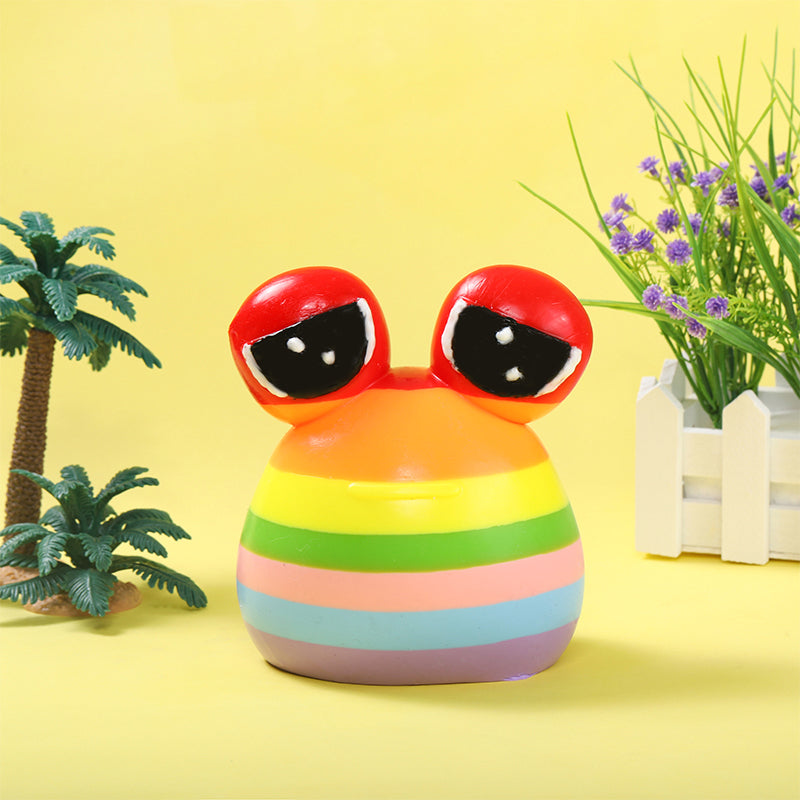 800g Giant Rainbow Pou Taba Squishy – FUFUSQUISHY
