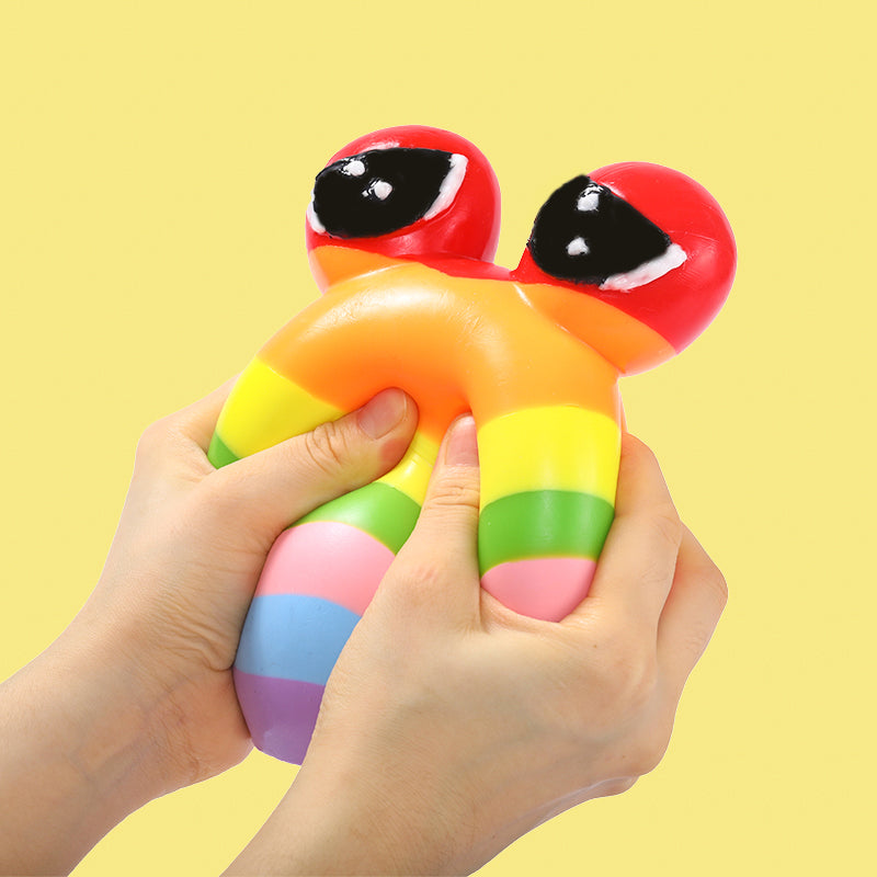 800g Giant Rainbow Pou Taba Squishy – FUFUSQUISHY