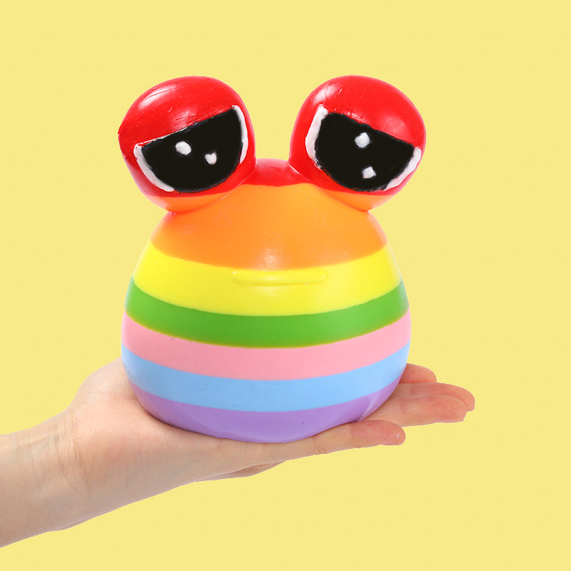 800g Giant Rainbow Pou Taba Squishy – FUFUSQUISHY