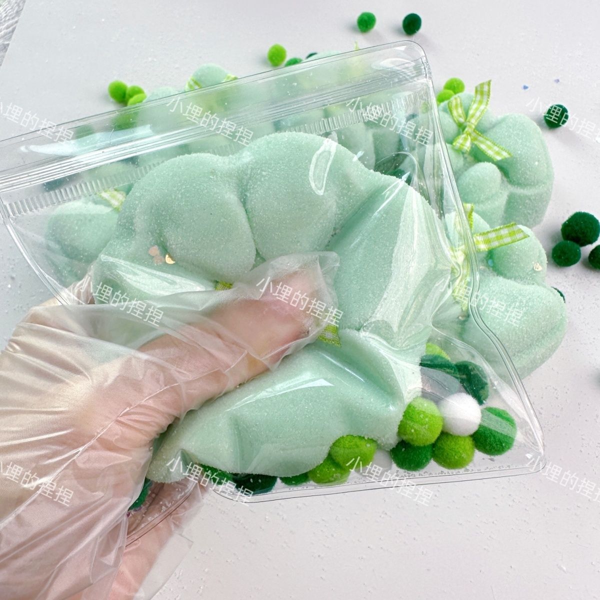 Cat Paw Green Sugar Taba Squishy – FUFUSQUISHY