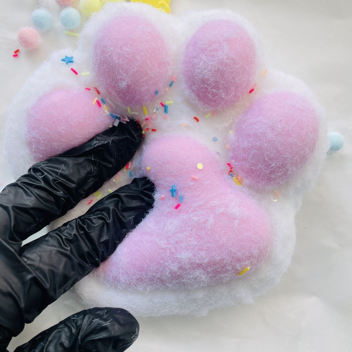 800g Super Large Rainbow Cat 2.0 Paw Taba Squishy – FUFUSQUISHY